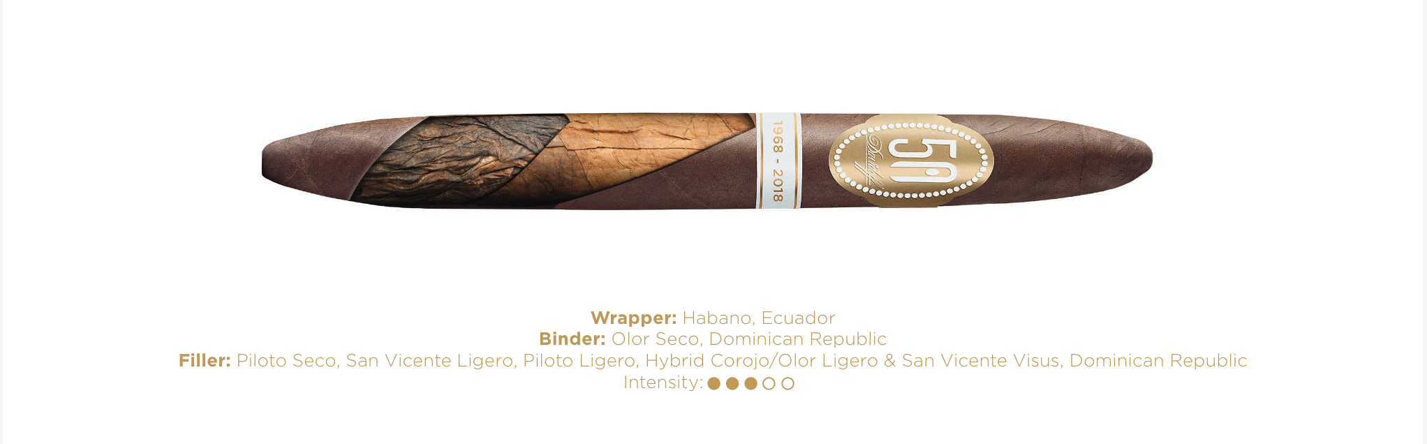 Davidoff 50th Anniversary Diademas Finas